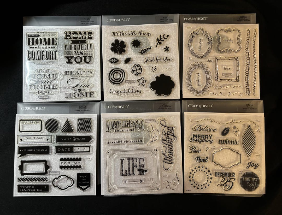 Close to My Heart | CTMH | Stamp Sets | Acrylic Stamps | Flowers | Home ...