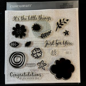 Close to My Heart | CTMH | Stamp Sets | Acrylic Stamps | Flowers | Home ...