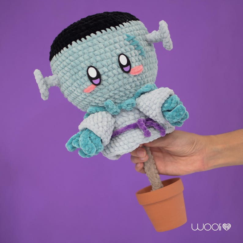 Fran the Monster Scarecrow (PDF Amigurumi Crochet Pattern) English and ...