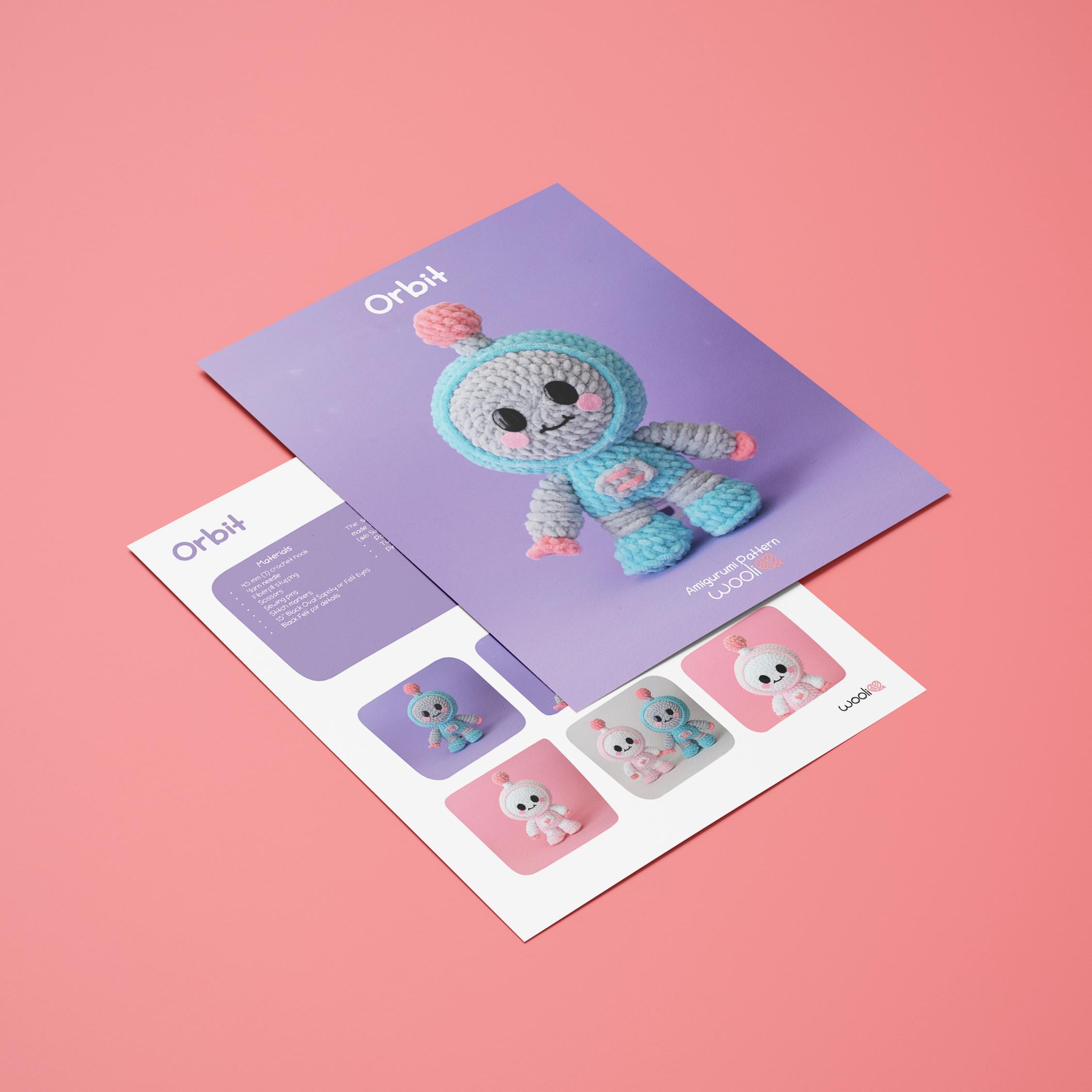 Orbit the Little Robot (PDF Amigurumi Crochet Pattern) English and ...