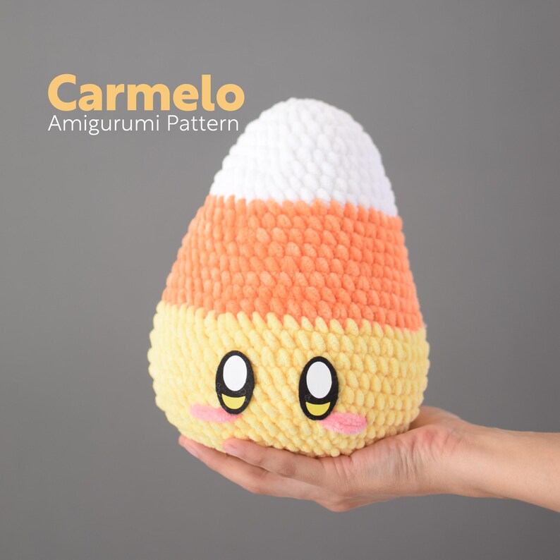 Candy Corn Amigurumi Crochet Pattern | Beginner Friendly (PDF Pattern ...