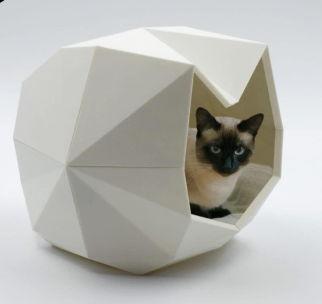 Cat House 3D STL File for 3D Printer, 3D Print Model, 3d Model, FDM ...