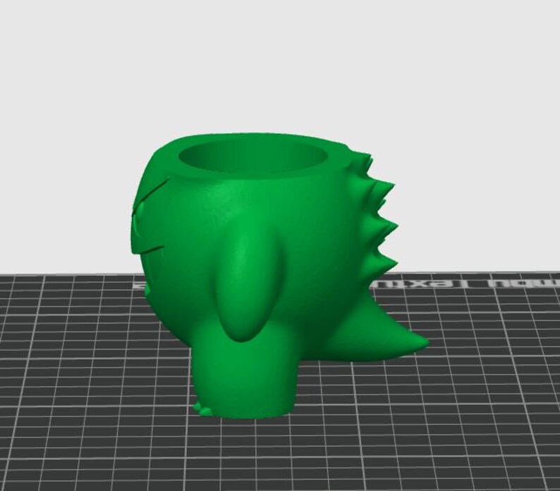 Gengar Pot Vase STL File, 3D Print Model Planter 3d Print Ready STL ...