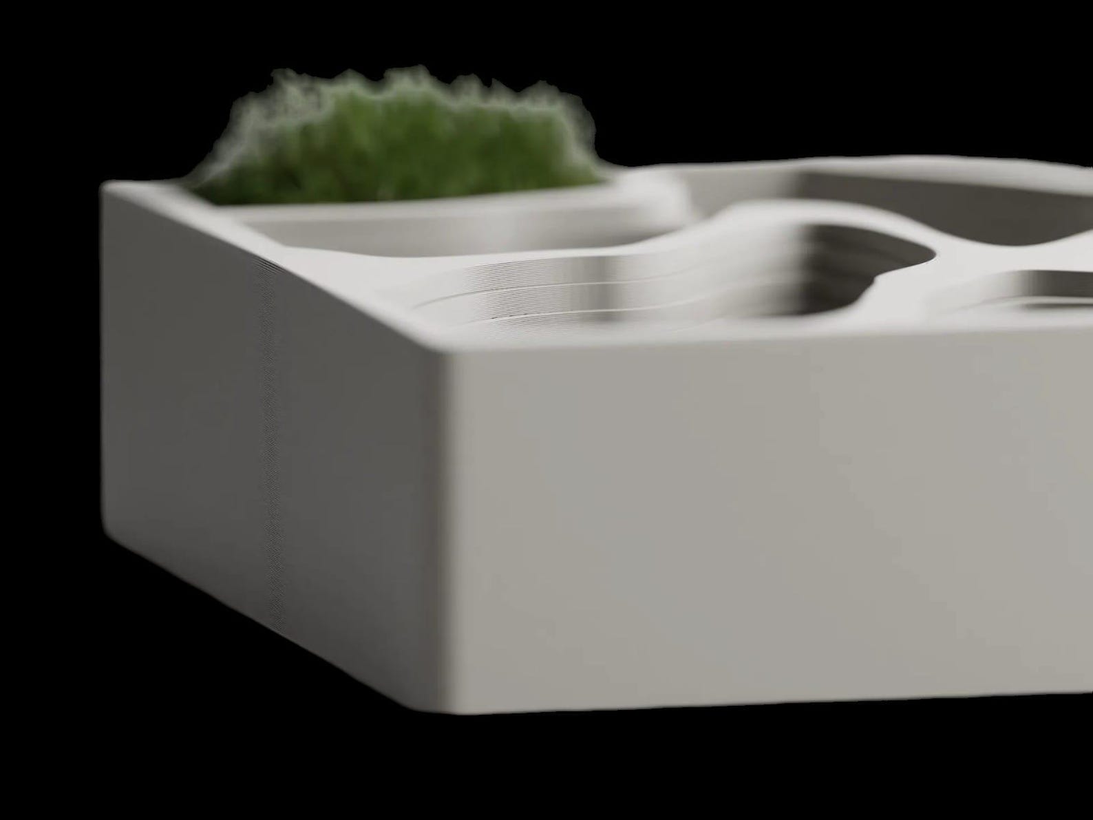 Stepped Organizer 3D STL File for 3D Printer, 3D Printed Tiered ...