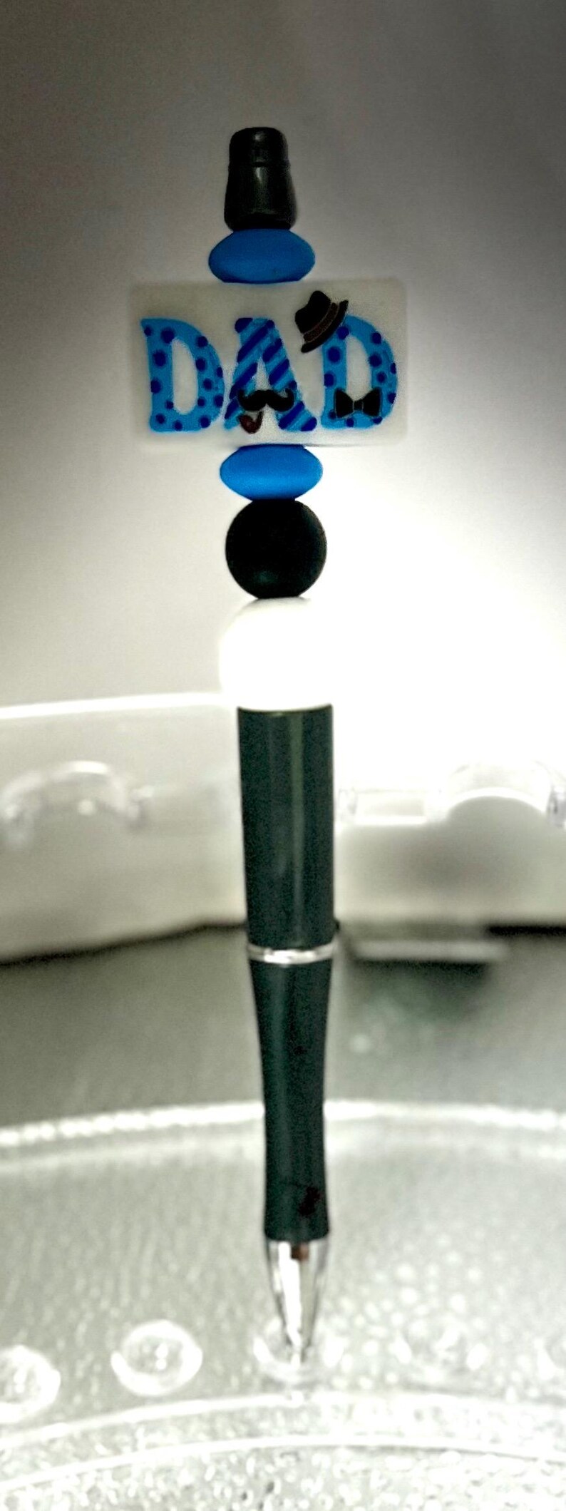 Father's Day Beaded Pen, Dad Gift, Gift for Him, Handmade Pen - Etsy