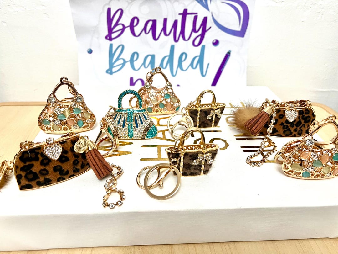 Fancy Mini Elegant Purse Keychain. - Etsy