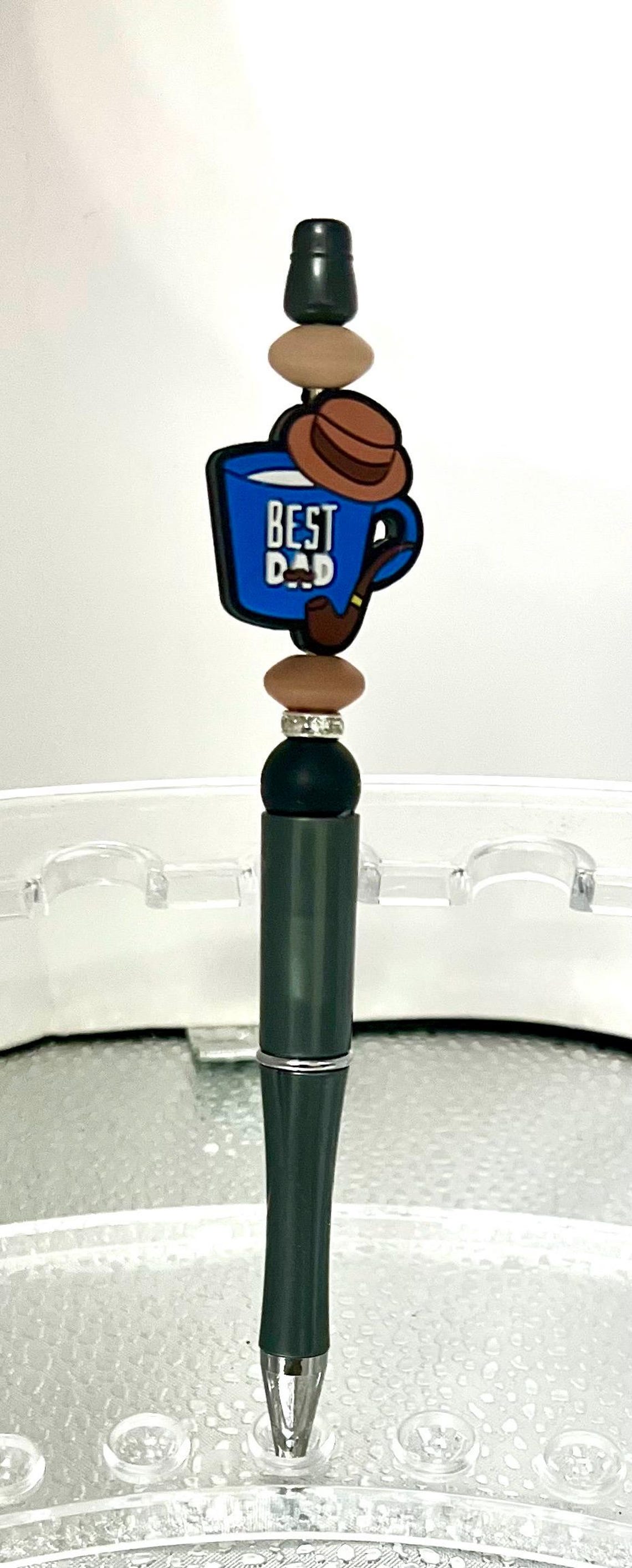Father's Day Beaded Pen, Dad Gift, Gift for Him, Handmade Pen - Etsy