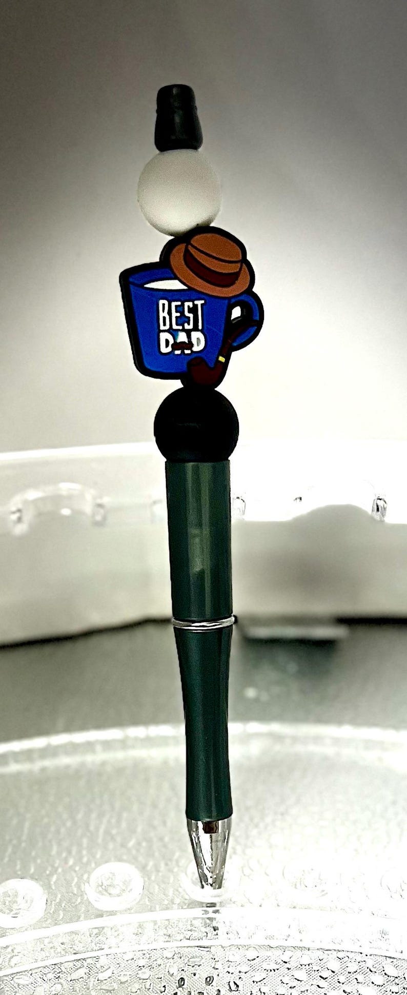 Father's Day Beaded Pen, Dad Gift, Gift for Him, Handmade Pen - Etsy