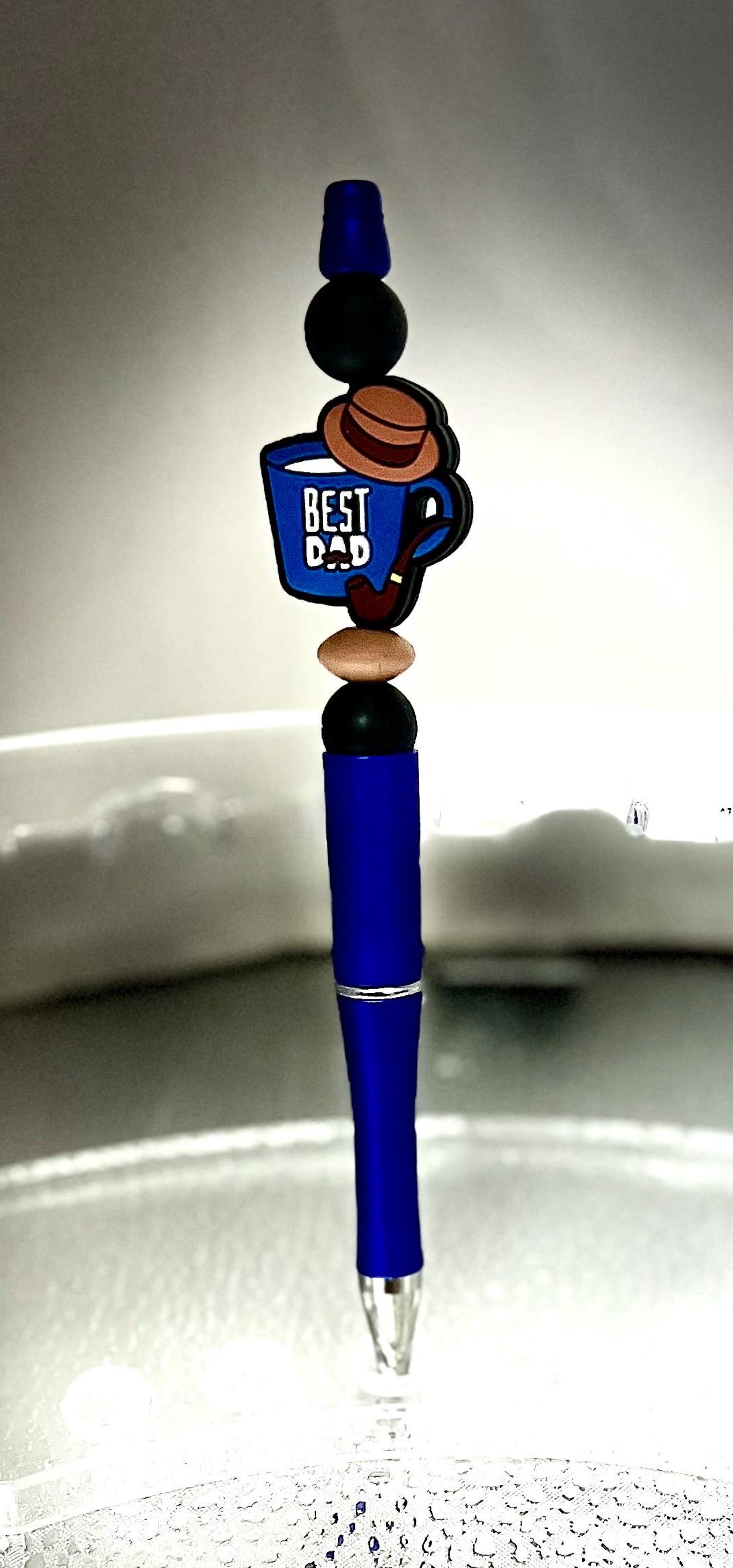 Father's Day Beaded Pen, Dad Gift, Gift for Him, Handmade Pen - Etsy