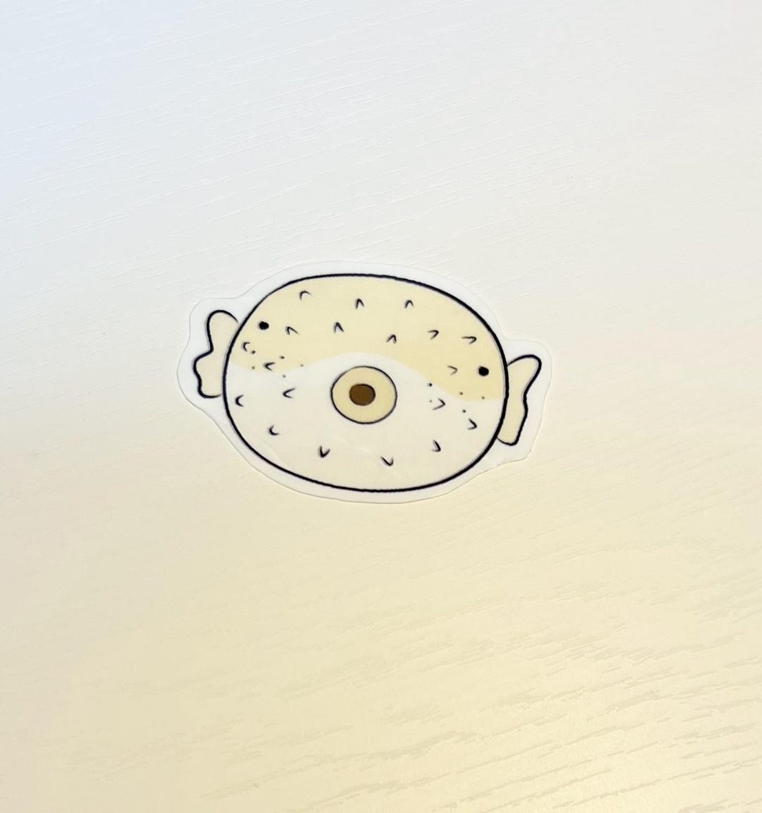 Puffy // Pufferfish Sticker // Fish Sticker // Cute // Vinyl Sticker - Etsy