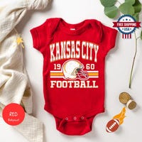 KC Chiefs Baby Clothes, Chiefs Bodysuit, Chiefs Baby Gift, KC Baby ...