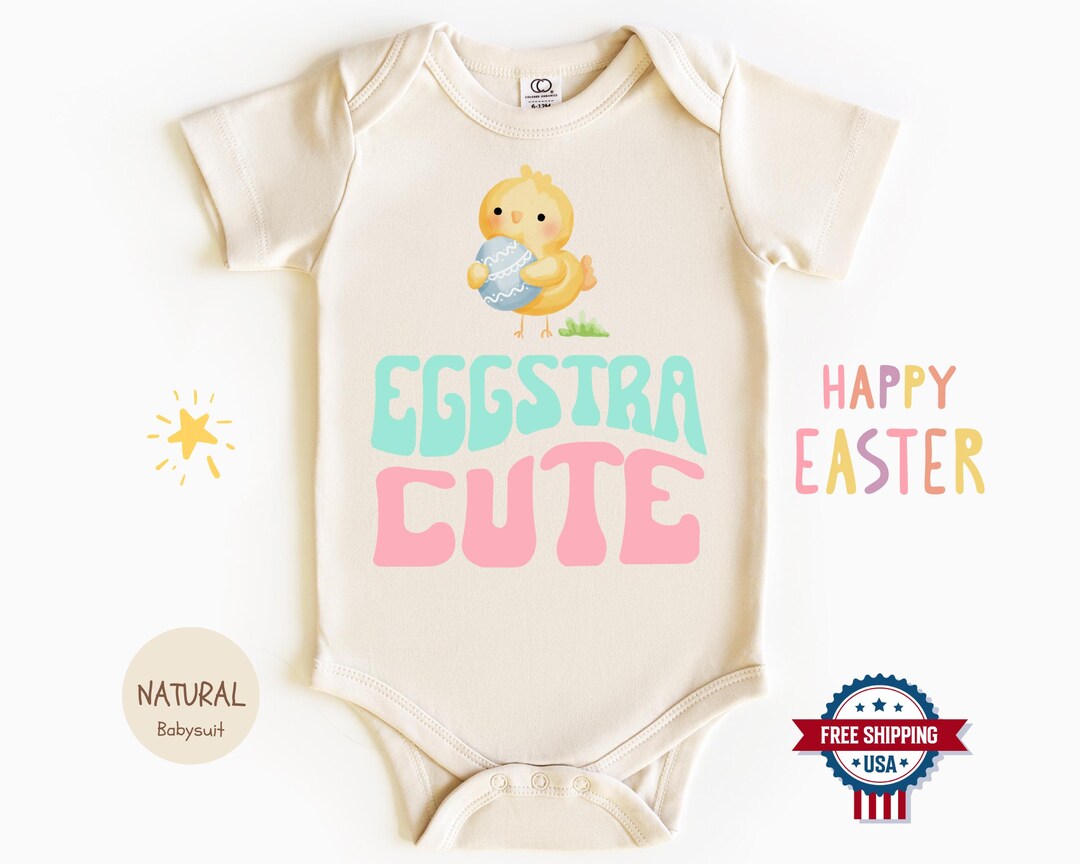 Eggstra Cute Onesies®, Easter Egg Baby Bodysuit, Christian Baby Shower ...