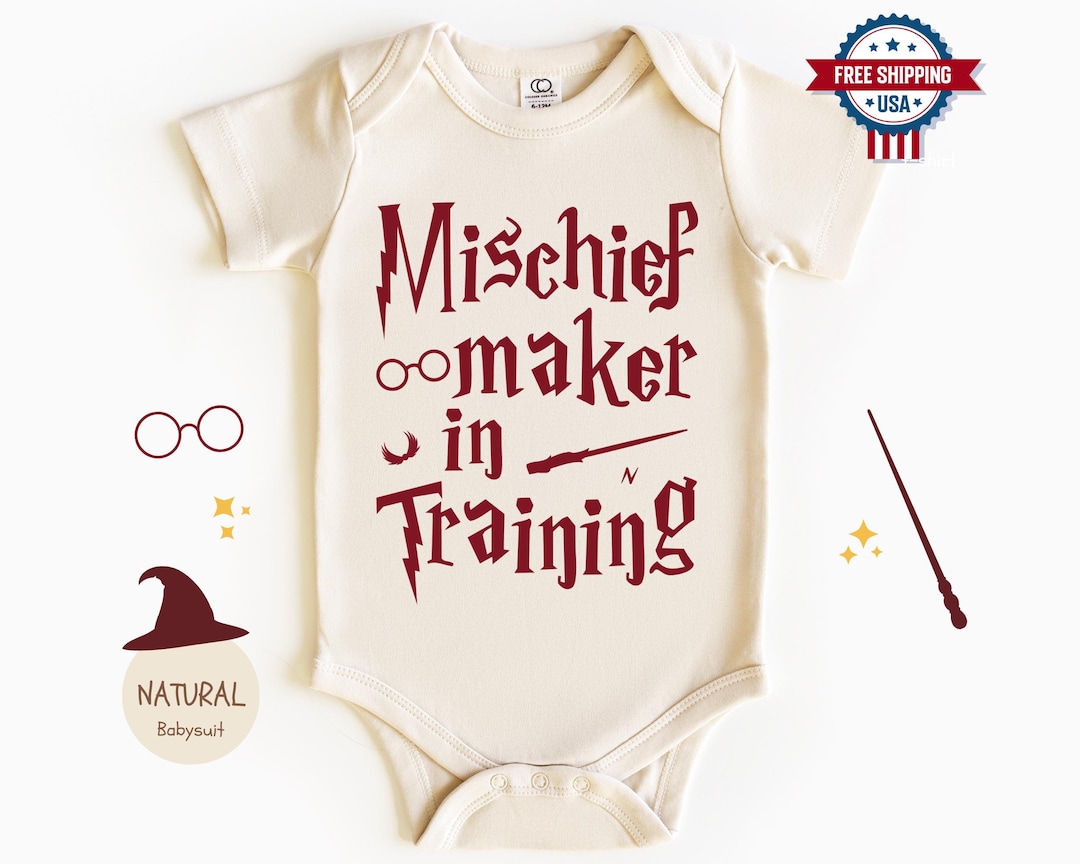 Baby Wizard Onesies®, Mischief Maker in Training Onesies®, Newborn Baby ...