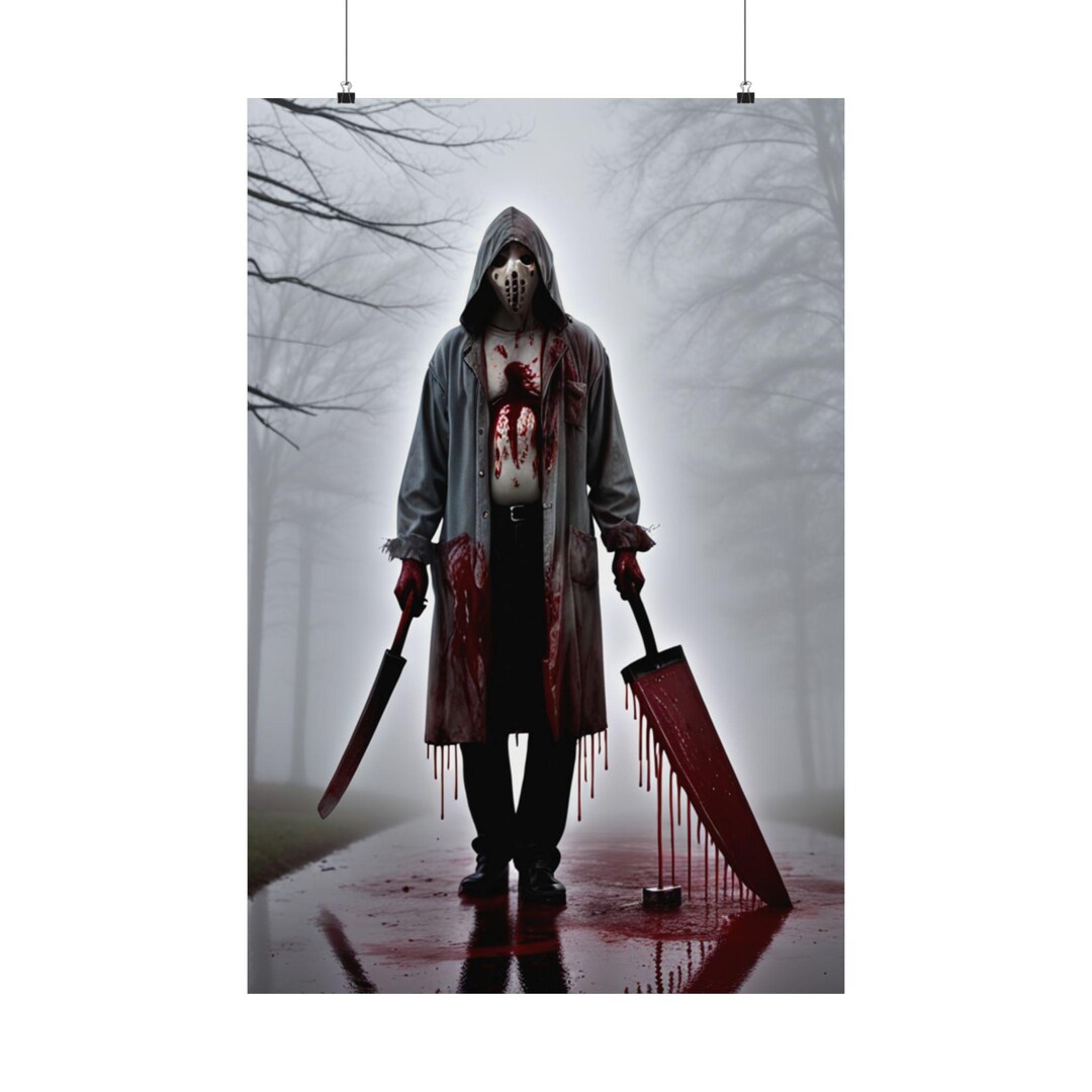 Horror Matte Vertical Posters | Spooky Wall Art, Dark Home Decor ...