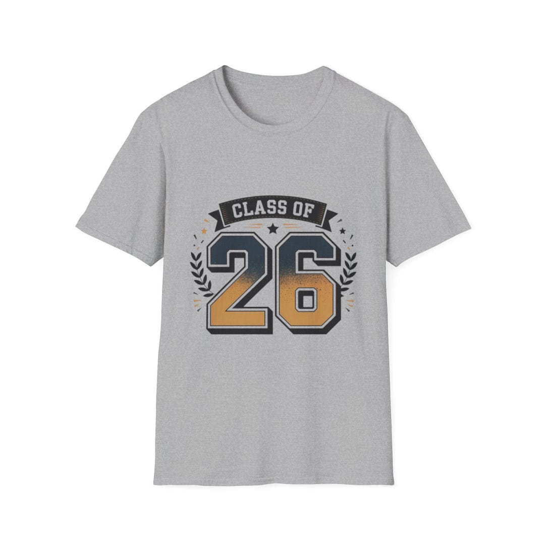 Class of 26 T-shirt | Graduation Year 2026 Jersey Style - Etsy