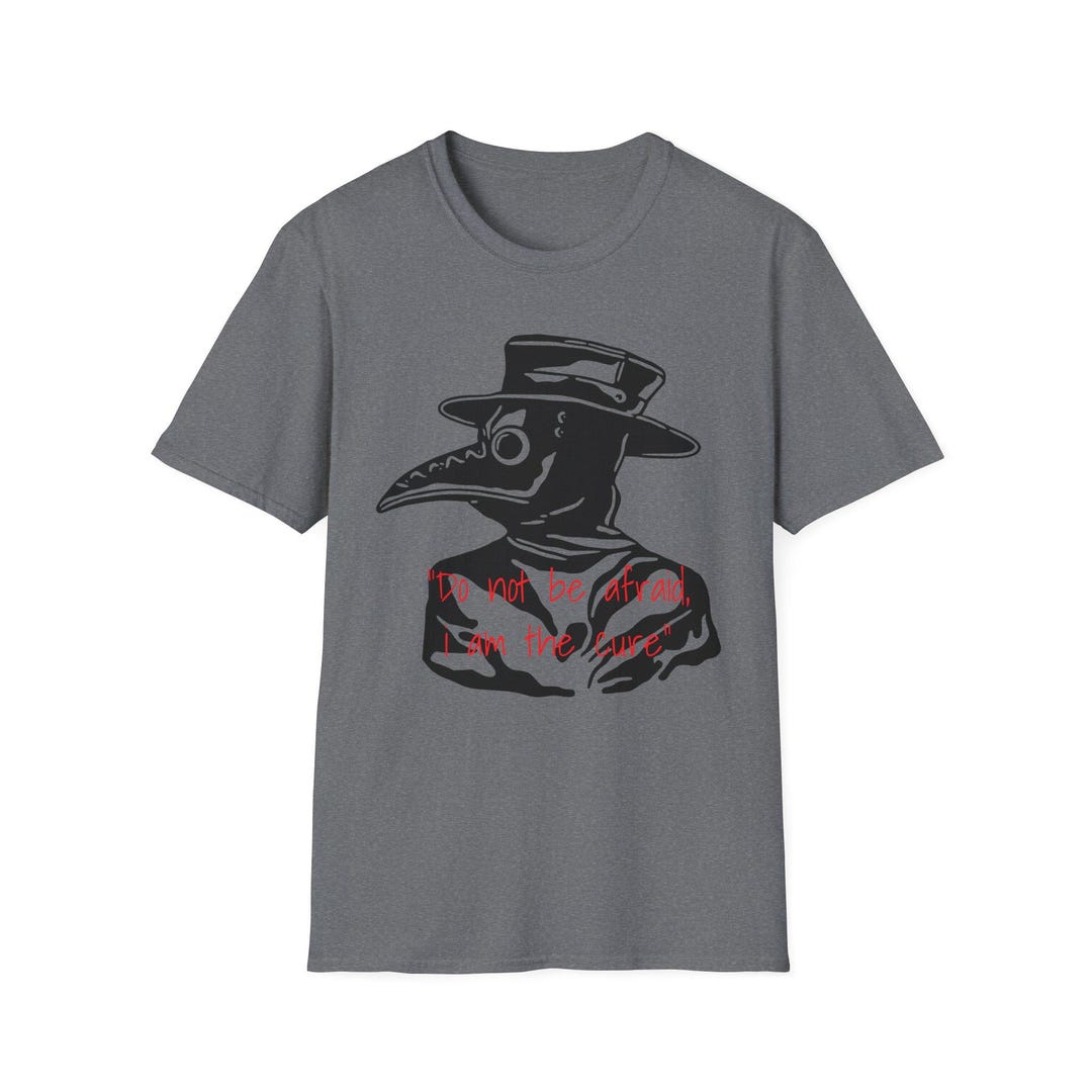 SCP-049 Plague Doctor Graphic Tee - Vintage Style, Unisex T-shirt for ...