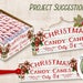 Christmas Sign Candy Cane Tags Printable Christmas Candy | Etsy