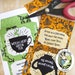 Halloween Tea Bag Envelopes Printable Witch Tea Bag Covers - Etsy