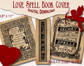 Spell Book Cover | Etsy