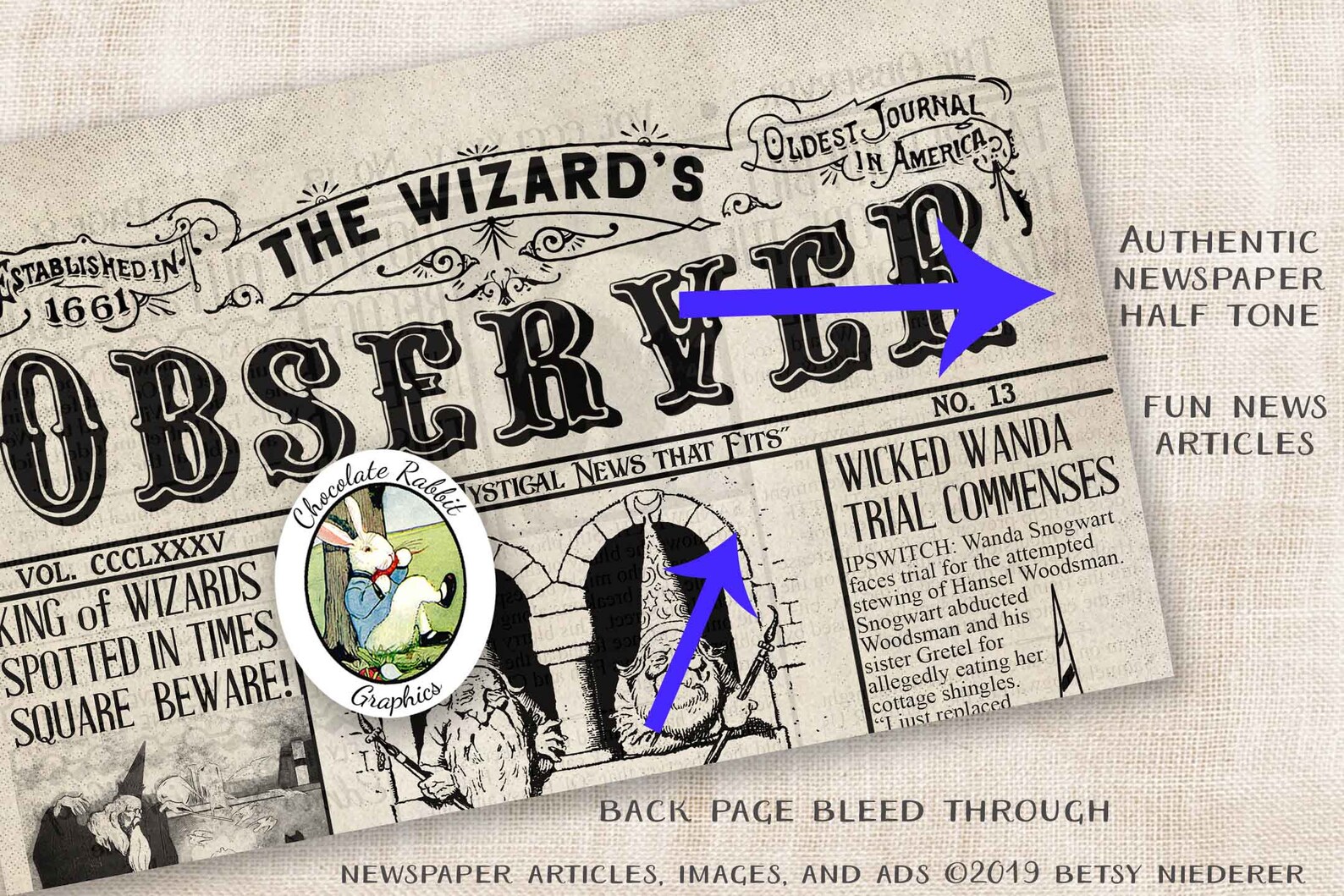 Halloween Witch & Wizard Newspaper Vintage Style Junk Journal | Etsy