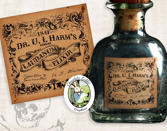 Victorian Bottle Labels