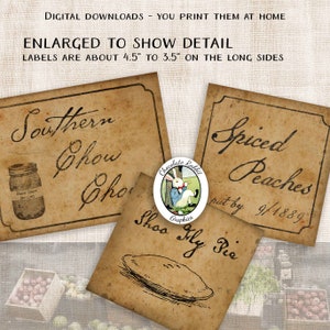 Country Farm Stand Labels, Market Digital Download, Printable Journal ...
