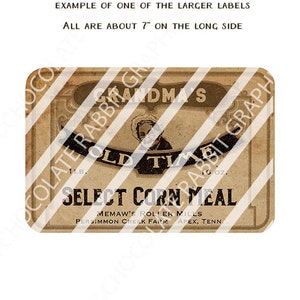 Country Labels, Breakfast, Digital Download, Printable Journal ...