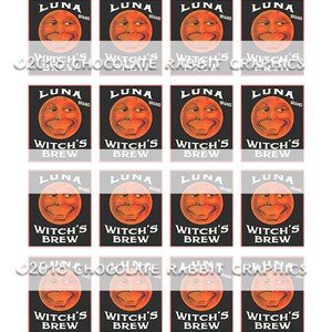 Halloween Potion Bottle Labels, Printable Potion Labels, Digital ...