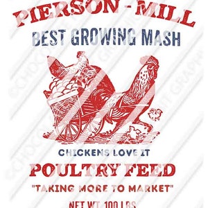 Chicken Feed Sack Sign, Digital Download, Country Vintage Style ...
