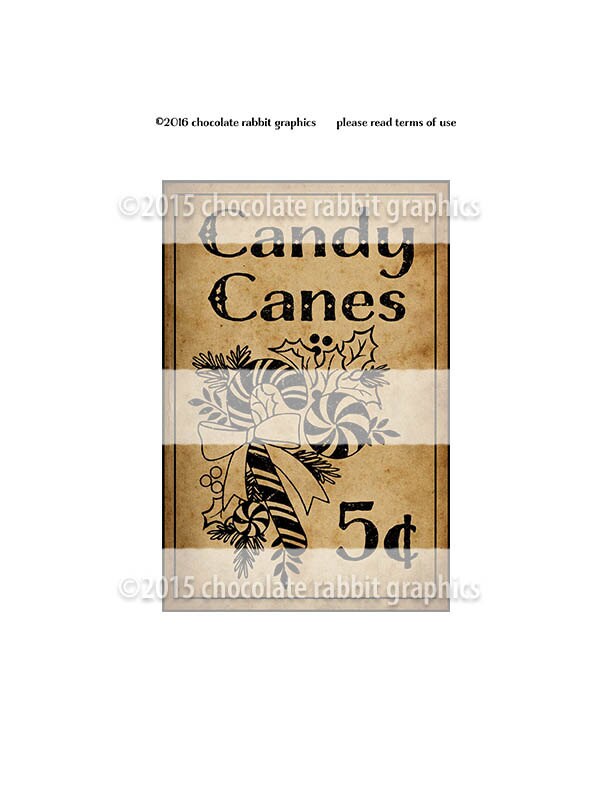 Primitive Country Christmas Labels, Printable Christmas Tags, Digital ...