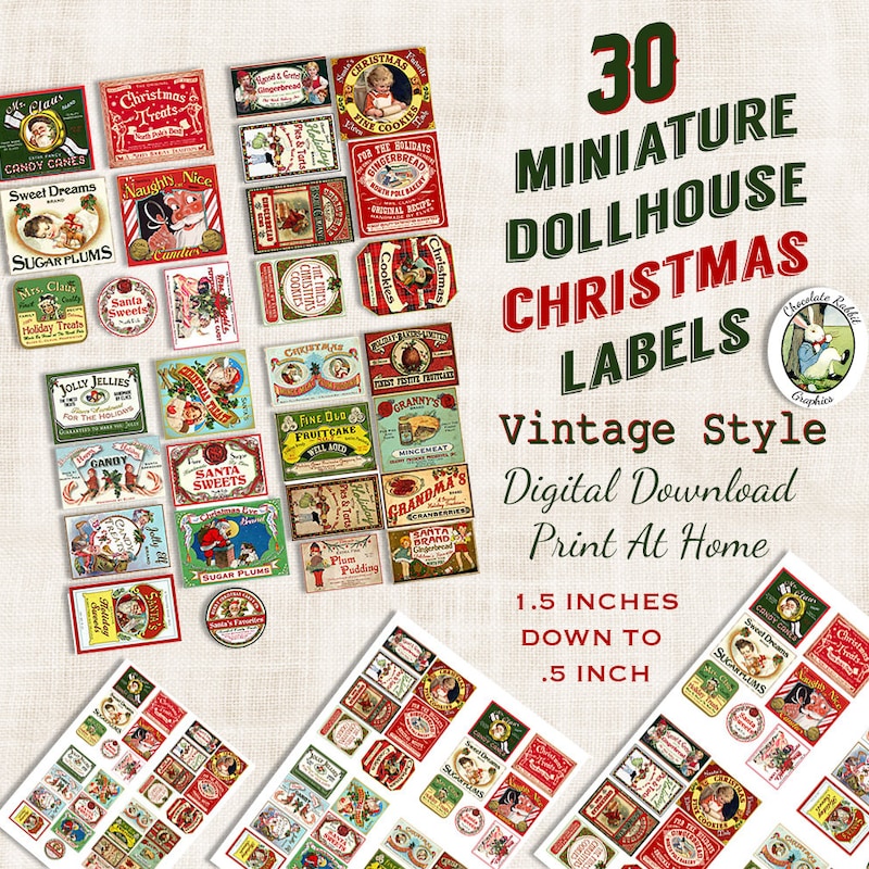 Christmas Miniatures - Etsy