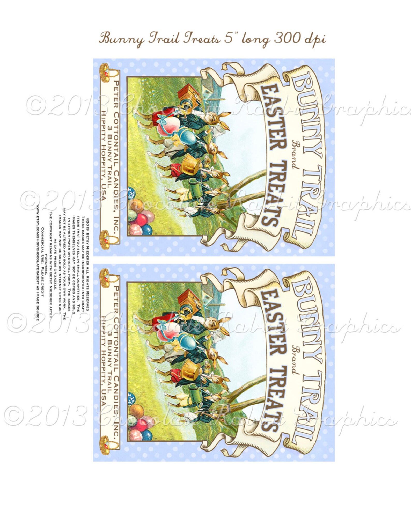 Easter Candy Treats Label Digital Download Printable Tags Scrapbook ...