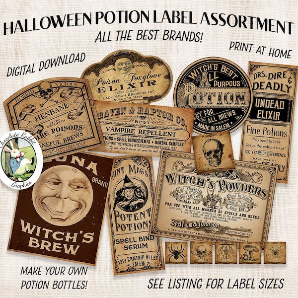 Apothecary Labels - Etsy