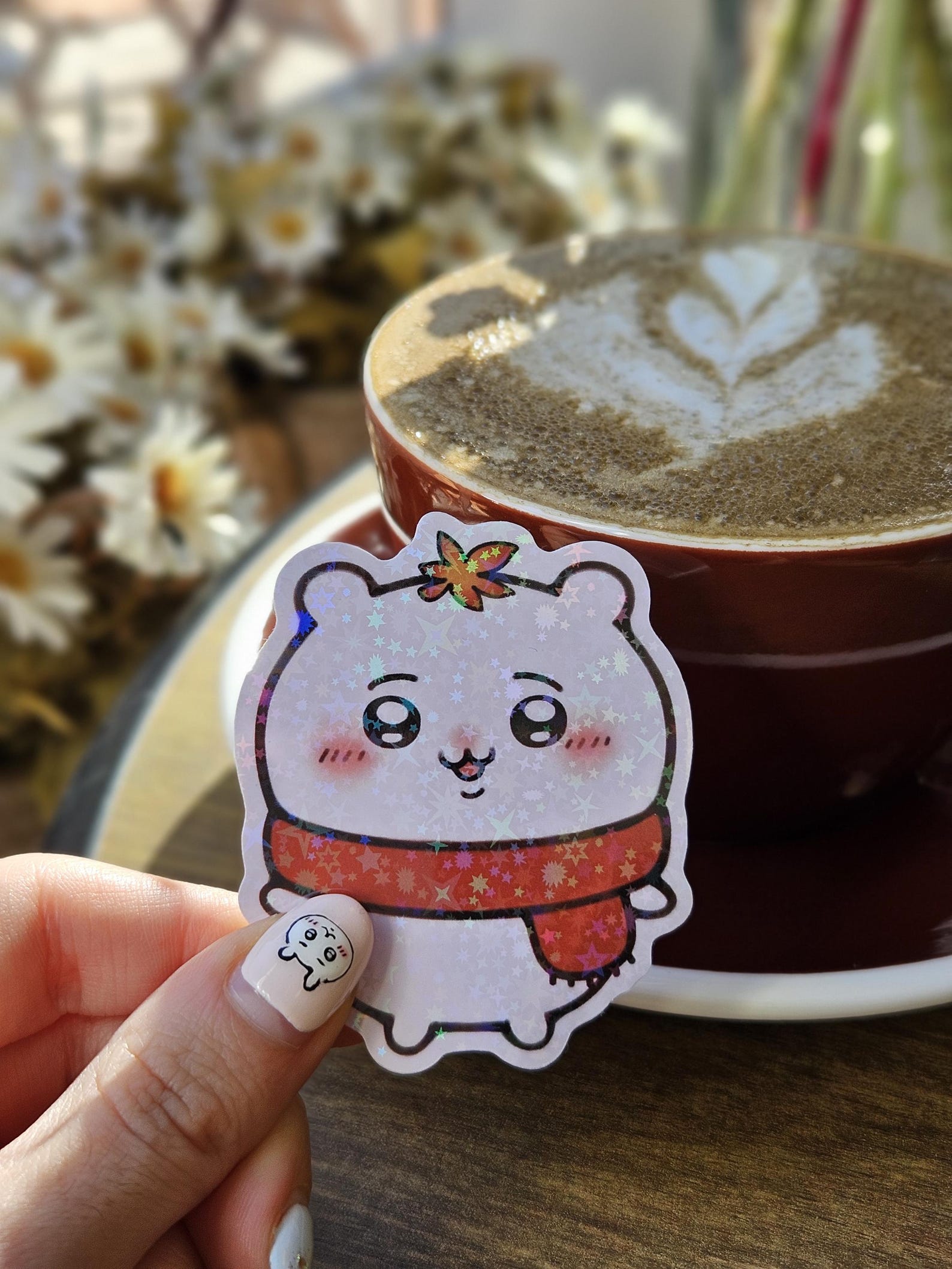 Chiikawa Hachiware Usagi Autumn Holo Stickers With Bonus Chiikabu - Etsy