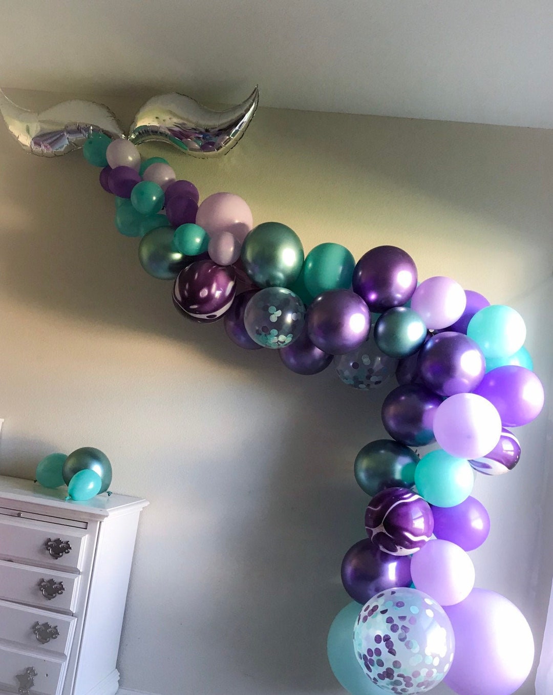 Mermaid Balloon Garland , Mermaid Balloon Arch , Balloon Arch Garland ...