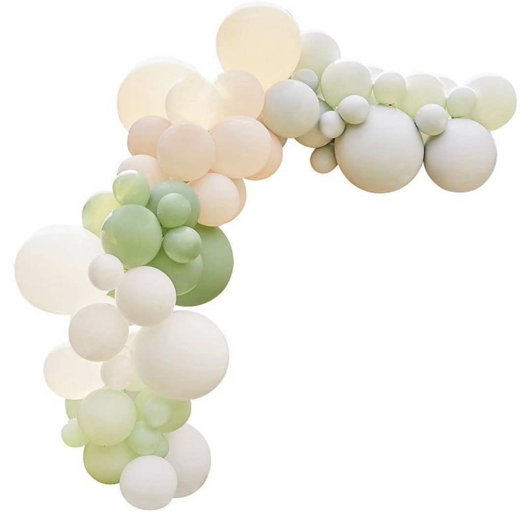 Sage Balloon Garland , Balloon Arch , Balloon Arch Garland, Balloon Kit ...