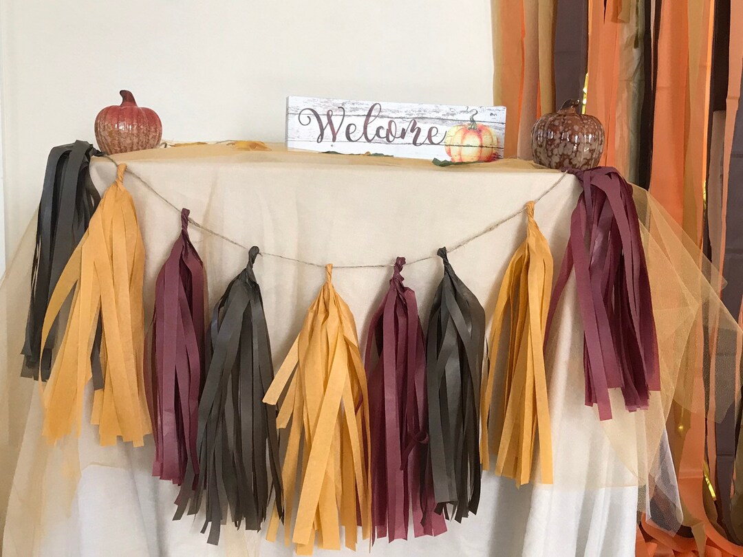 Autumn Harvest Tassel Garland / Fall Tassel Garland / Tassel - Etsy
