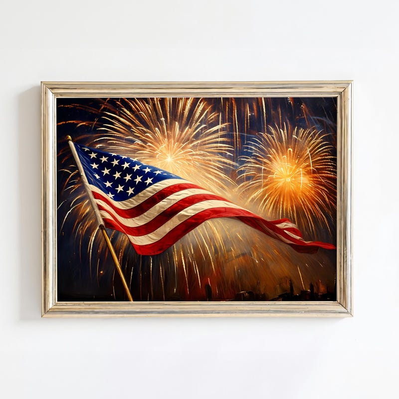 Fourth of July Artwork - Etsy