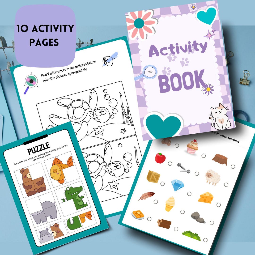 Kindergarten Worksheet Bundle: Writing, Tracing, Shapes (printable PDF ...