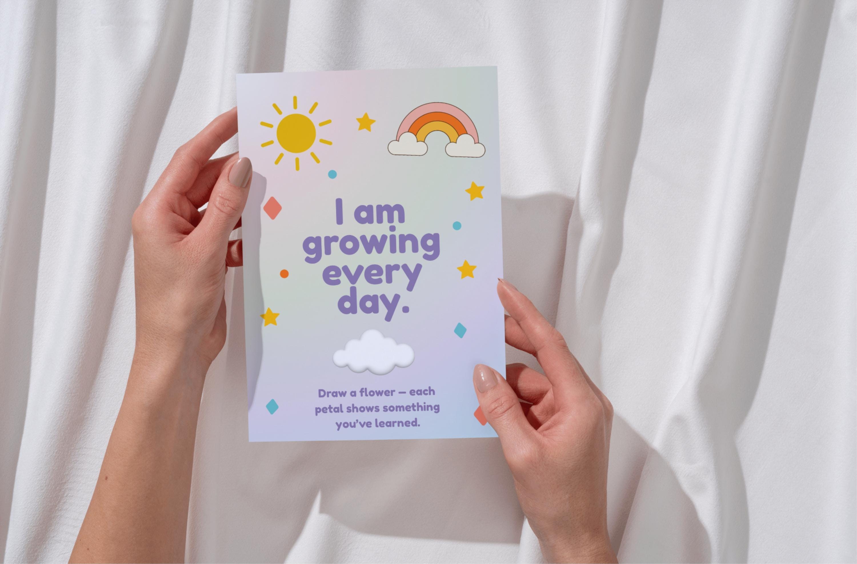 Printable Kids Affirmation Cards – 30 Positive Mindset Prompts for ...