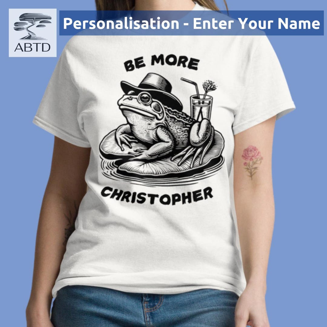 Custom T Shirt Frog Gift Idea Frog Lover Shirt Personal Name Apparell ...