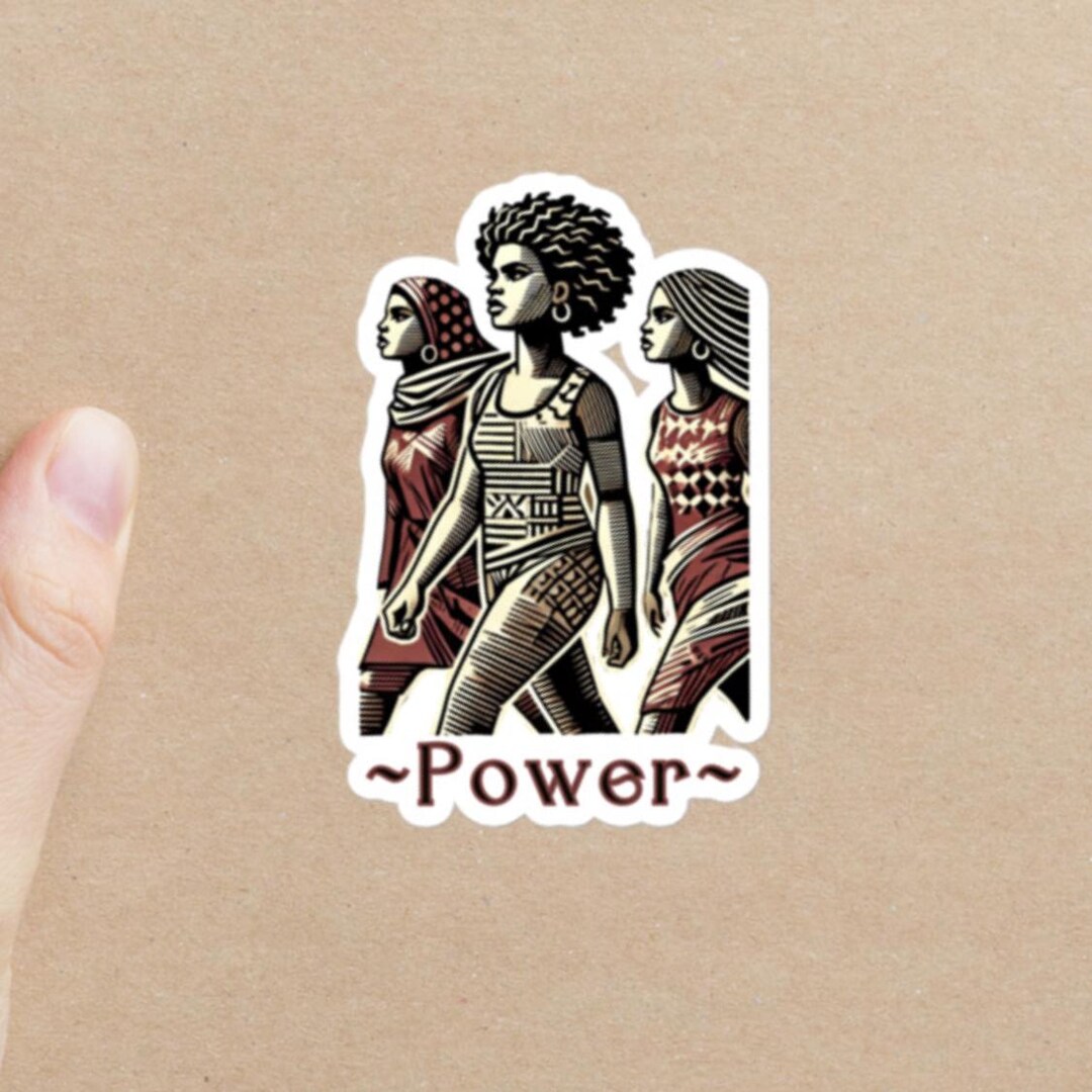 Womens Day Sticker Gift Idea Statement Sticker Independent Girl Kiss ...