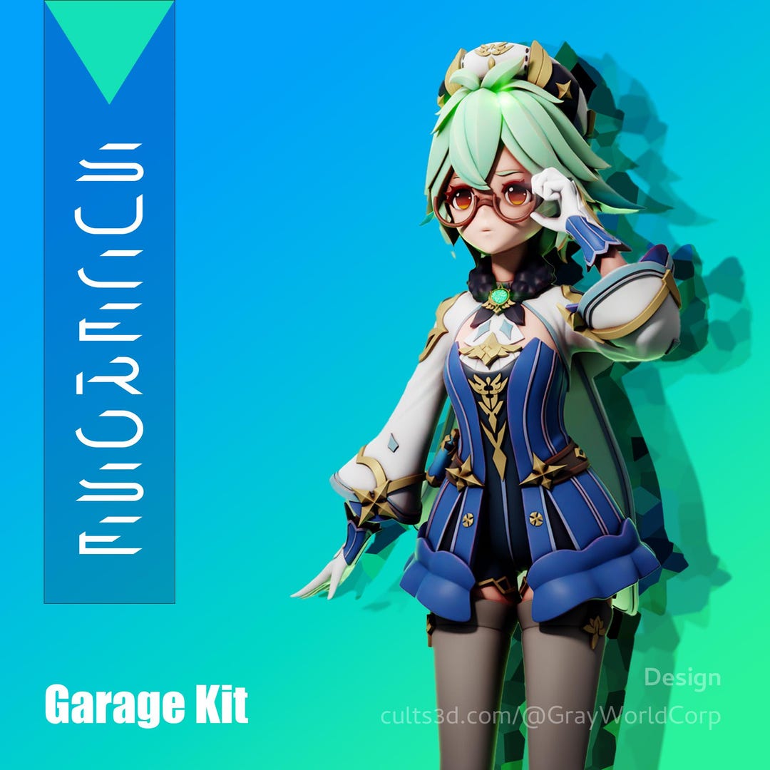 Figure Kit - Sucrose || Genshin Impact || 3D Print - Etsy
