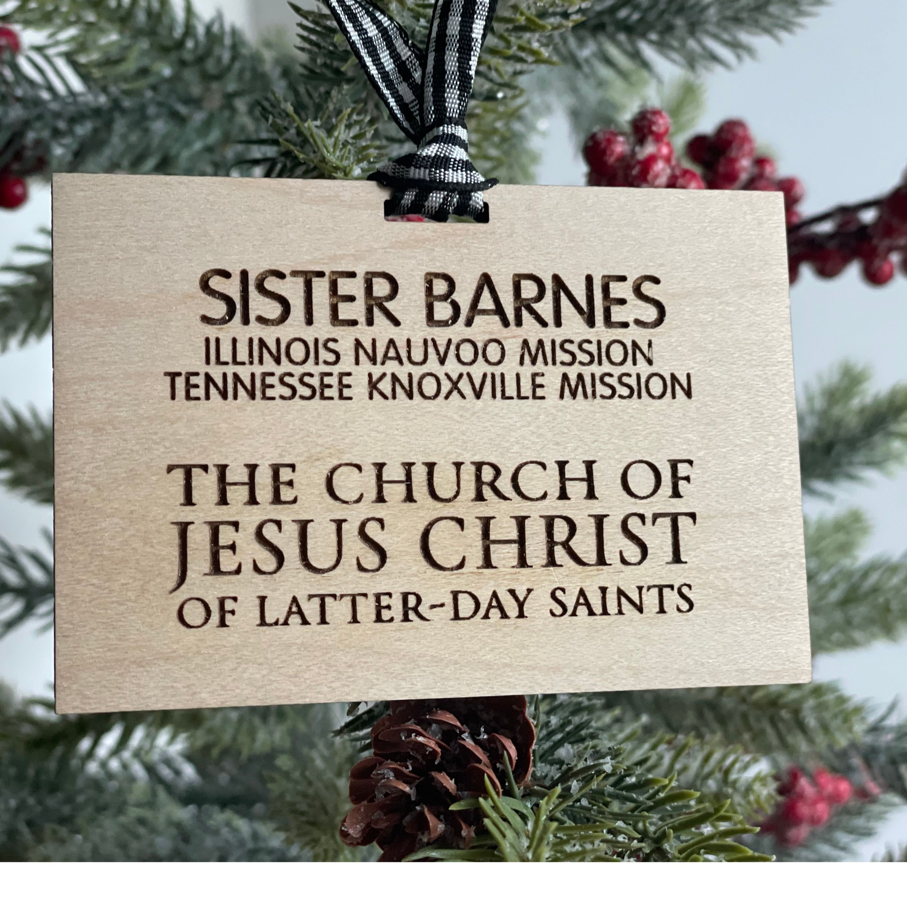 LDS Mission Tag Keepsake Ornament, Missionary Gift Keepsake ...