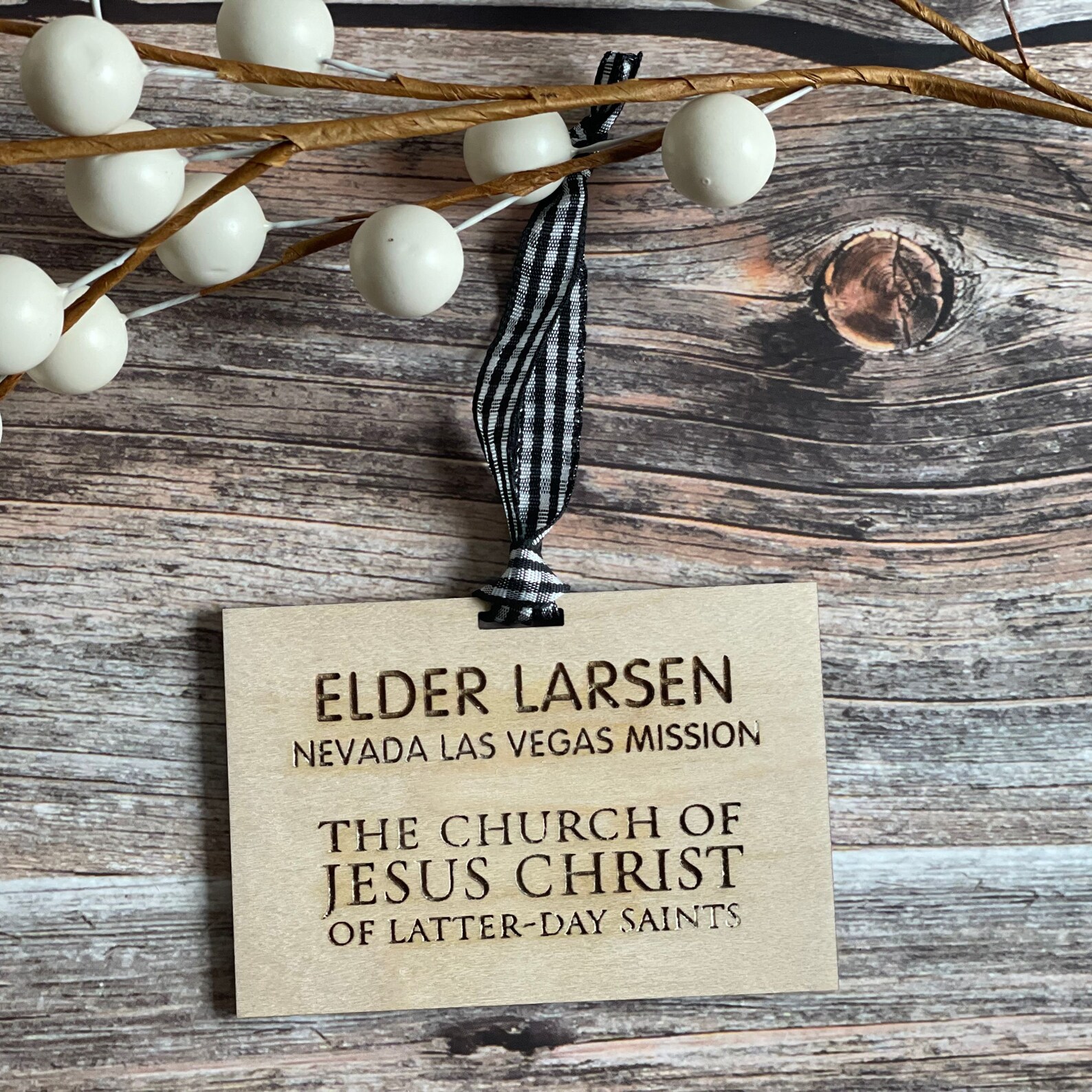 LDS Mission Tag Keepsake Ornament, Missionary Gift Keepsake ...