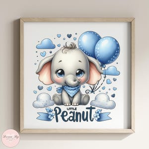 Little Peanut Png, Elephant Clipart, Elephant Baby Shower, Elephant Png ...