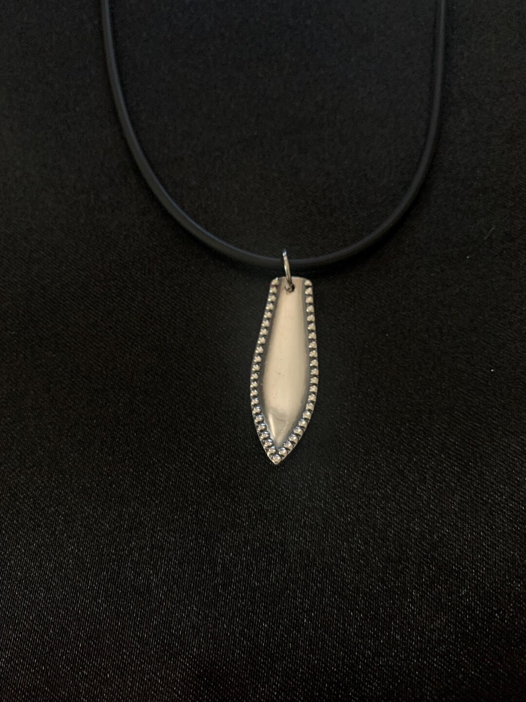 Vintage Fine Silver Plated Silverware Pendant Necklace Handcrafted - Etsy