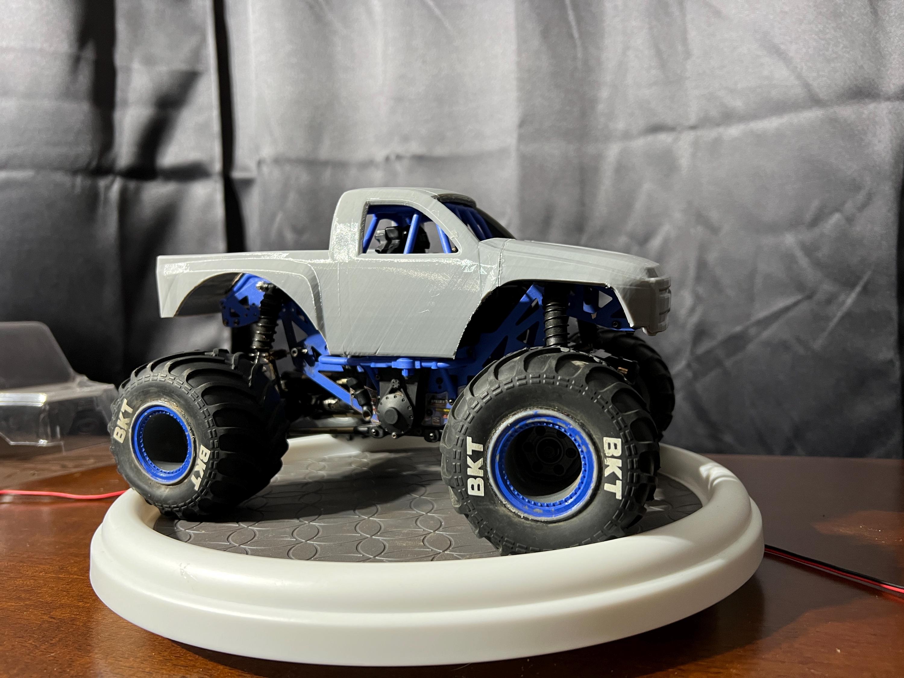 Losi Mini LMT and LMT Pickup RC Body With Colossal Wheel Cutouts - 1/18 ...