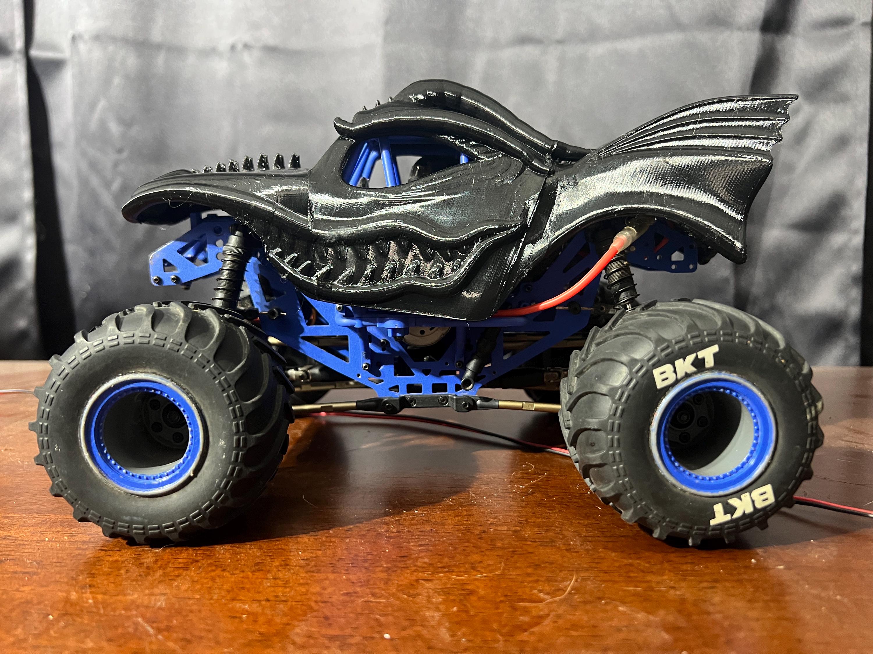 Losi Mini LMT and LMT Custom Fire Breathing Dragon RC Body 1/18 or 1/10 ...