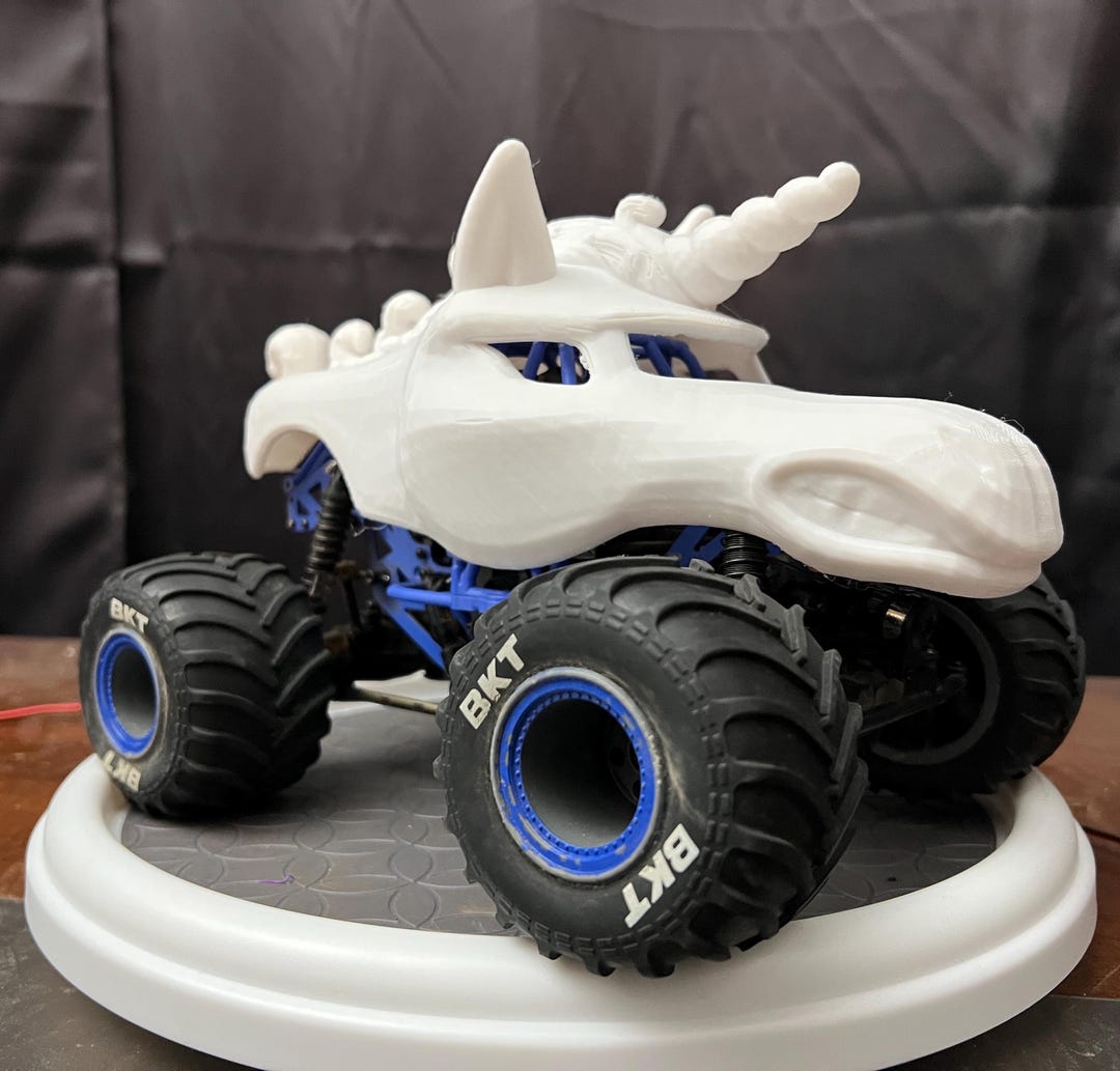 Losi Mini LMT and LMT Unicorn RC Body 1/10 or 1/18 Scale Ready to Paint ...